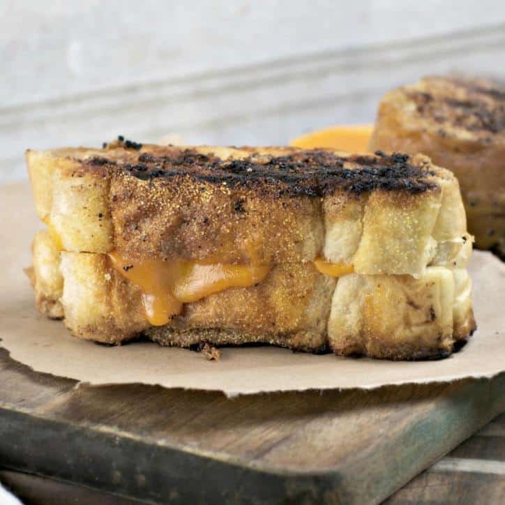 Grilled Chocolate Cheddar • Loaves and Dishes