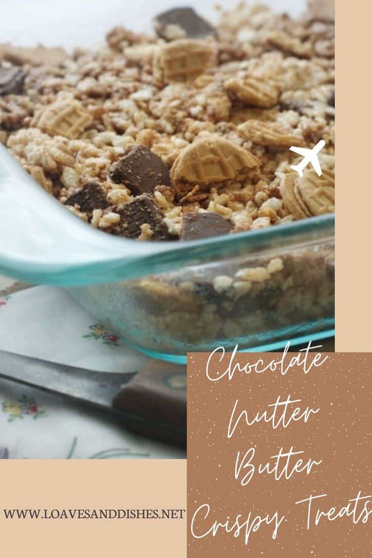 Chocolate Nutter Butter Crispy Treats • Loaves and Dishes