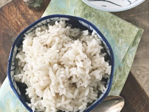 14 Minute • Perfect Microwave Rice • Loaves and Dishes