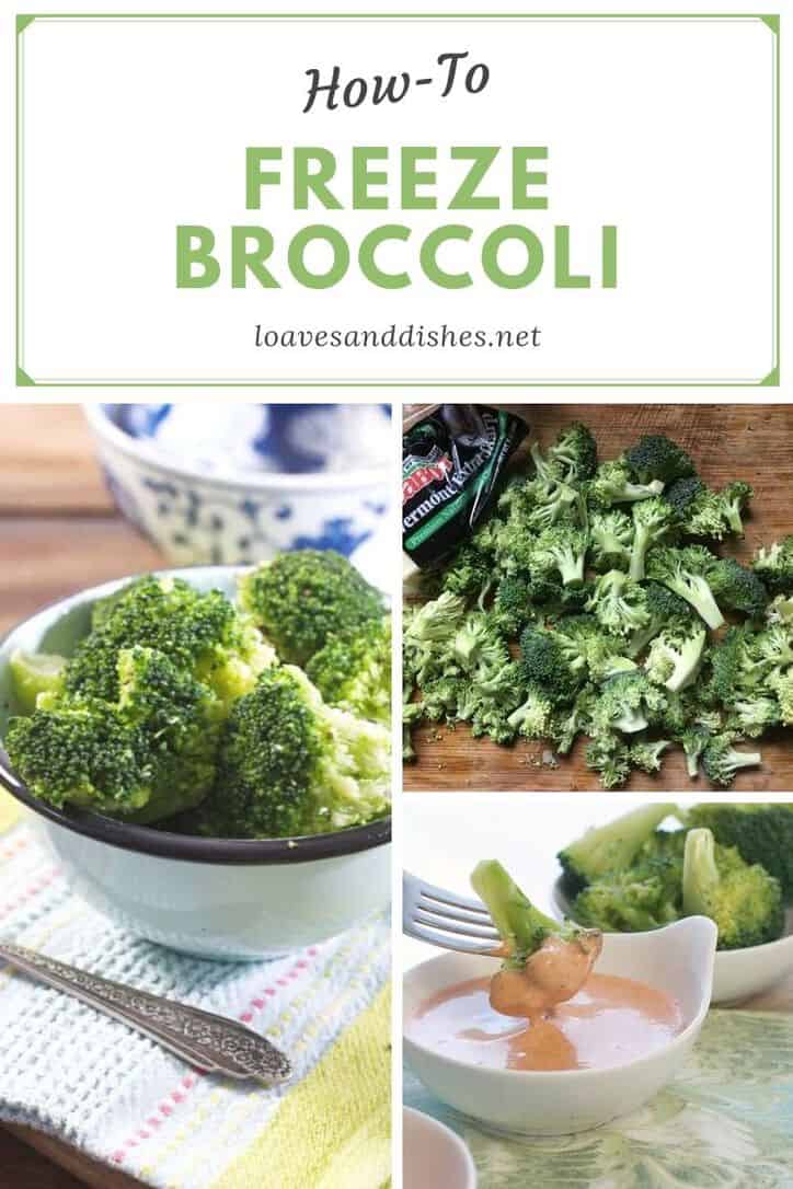 EASY • How To Freeze Broccoli • Loaves and Dishes