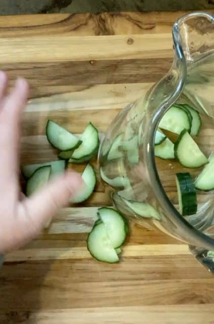How to Make Cucumber Water • Loaves and Dishes