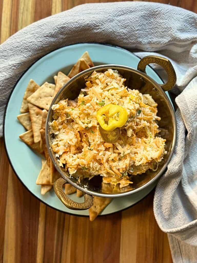 Homemade Spicy Cheddar Cheese Spread Recipe • Loaves and Dishes