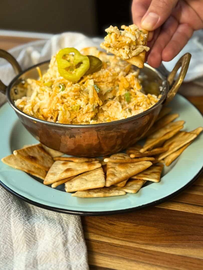 Homemade Spicy Cheddar Cheese Spread Recipe • Loaves and Dishes