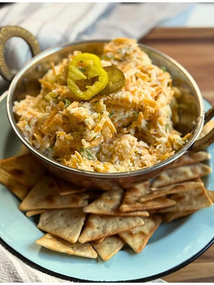 Homemade Spicy Cheddar Cheese Spread Recipe • Loaves and Dishes